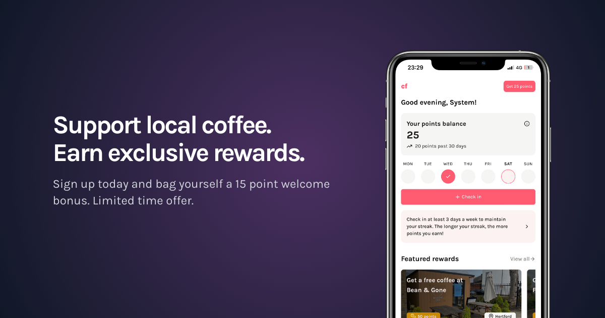 Welcome Back | Coffee Filtered